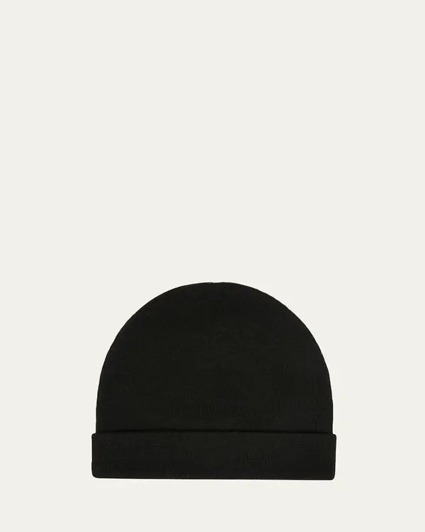 Max Mara Helmet Cashmere Beanie - Black