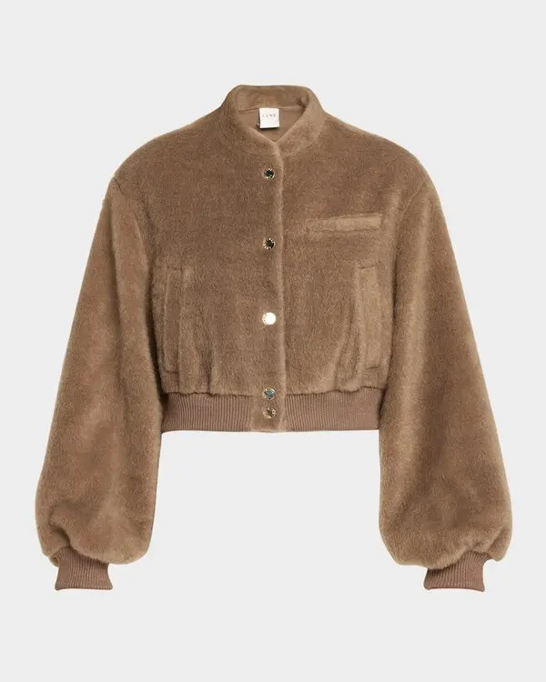 LUNE ACTIVE Reina Mohair Bomber Jacket