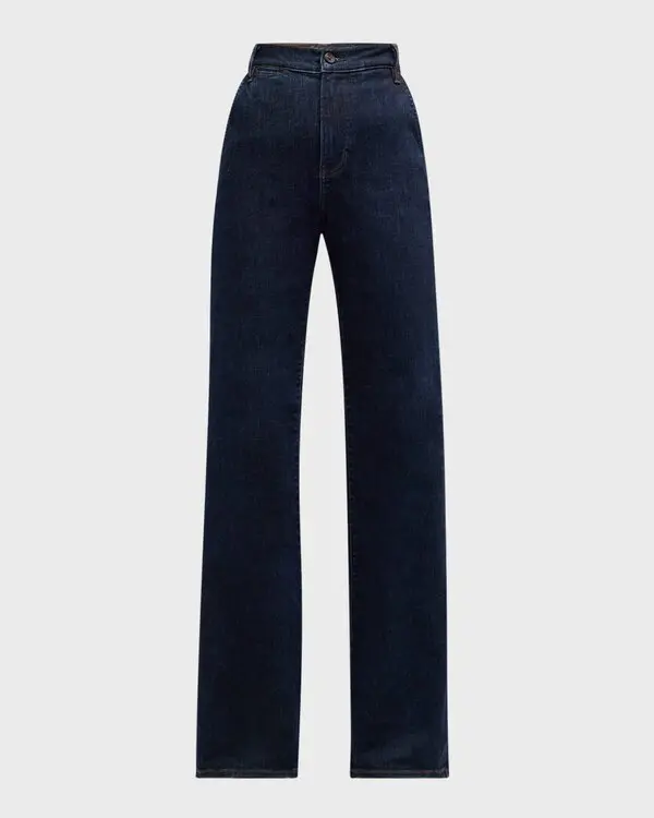 Veronica Beard Crosbie Wide-leg Trouser Jeans