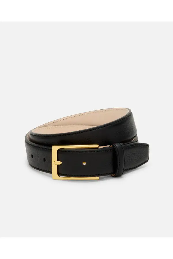 AUREUM No. 5 Leather Belt - Black
