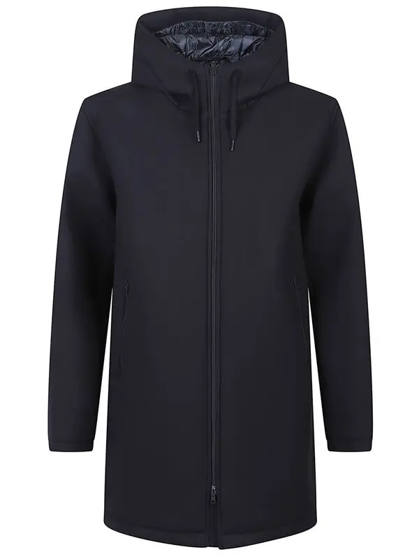 Herno Long Scuba Jacket - Blue
