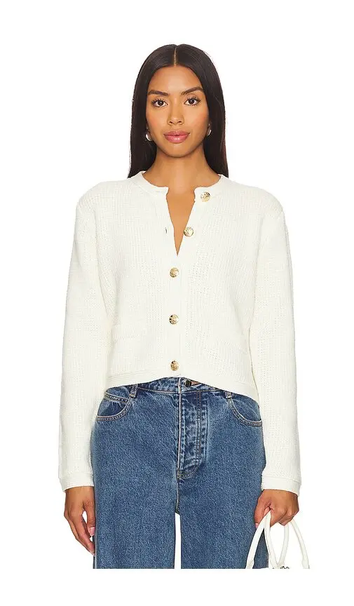 Steve Madden Fantino Cardigan - Antique White