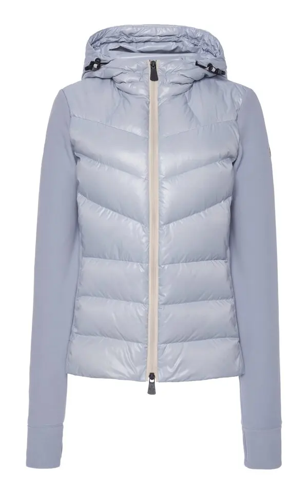 Moncler Down-paneled Fleece Cardigan