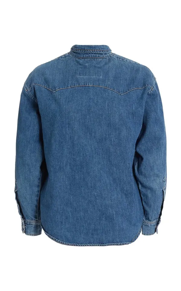A.W.A.K.E. Mode Reversed Denim Shirt