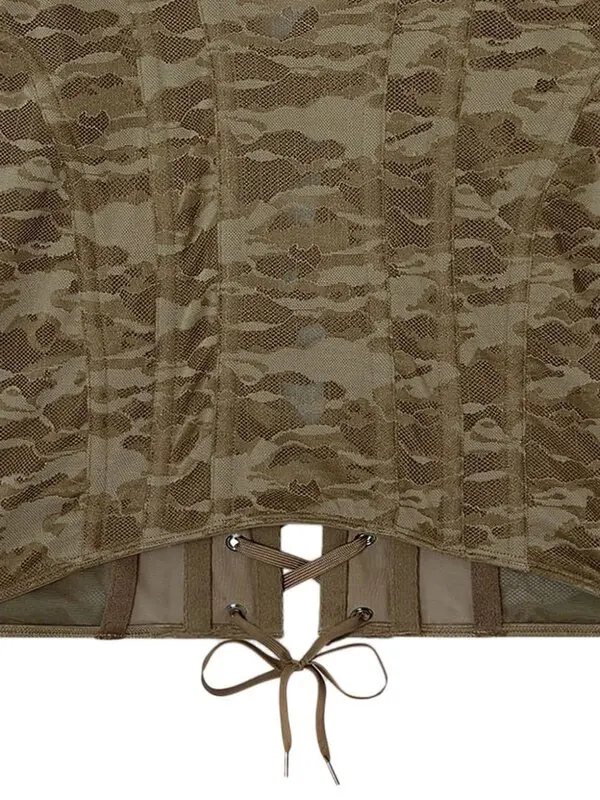 Diesel X Savage X Fenty Camo Corset - Brown