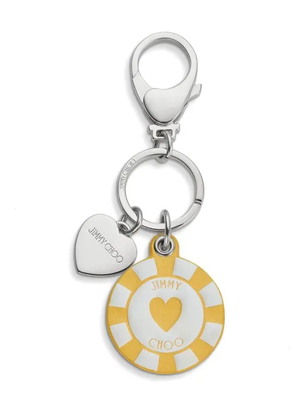 JIMMY CHOO Casino Chip Charm - Silver