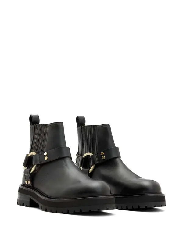 All Saints Maddie Biker Boots - Black