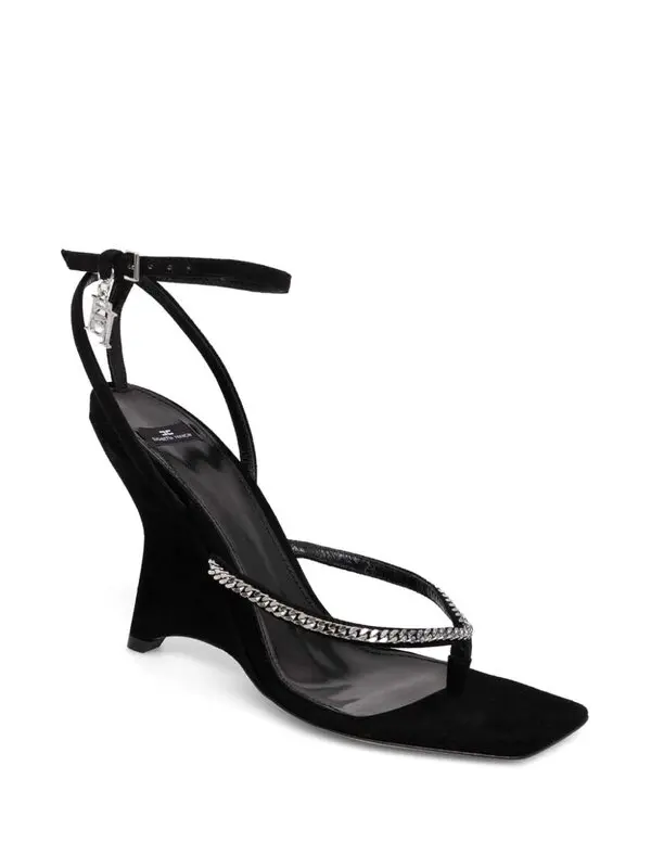 Elisabetta Franchi 100mm Suede Wedges