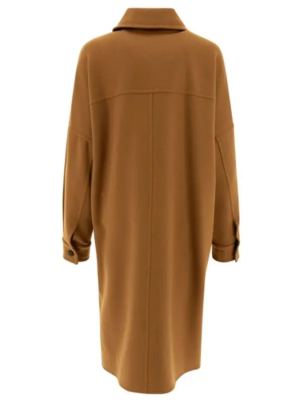 Max Mara Oversize Cashmere Coat - Brown