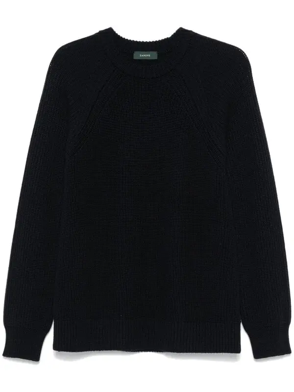 ZANONE Virgin Wool Sweater - Blue