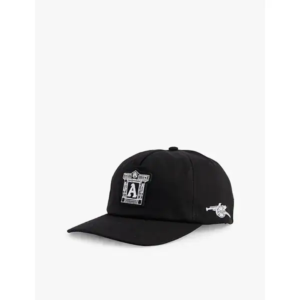 アリーズ　アーセナル　キャップ Aries X Arsenal Temple Cotton Baseball Cap 1size - Black