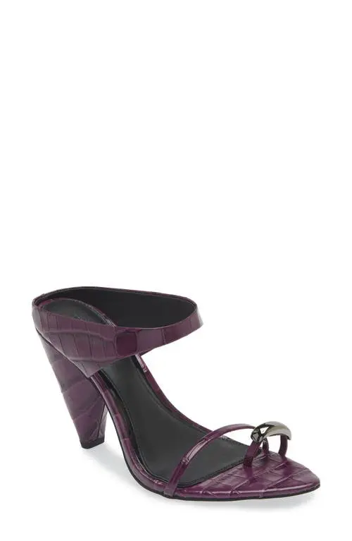 Rebecca Minkoff Toe Ring Pointed Toe Slide Sandal - Berry