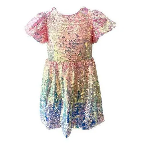 LOLA + THE BOYS Sequin Ombre Dress