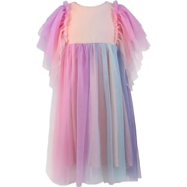 Lola + The Boys Cotton Candy Dream Tulle Dress - Multicolor | Editorialist