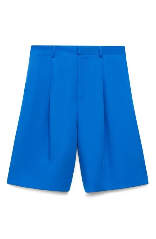Mango Pleated Bermuda Shorts