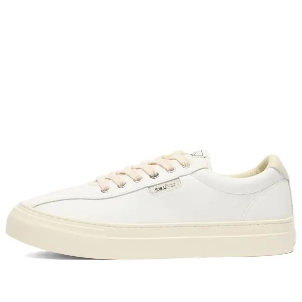S.W.C STEPNEY WORKERS CLUB Dellow 02 Suede Sneaker - White