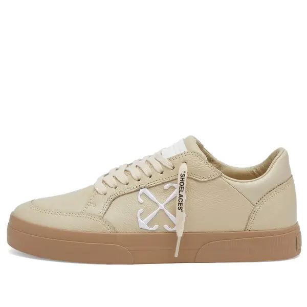 Off-White Low Vulcanized Leather Sneaker