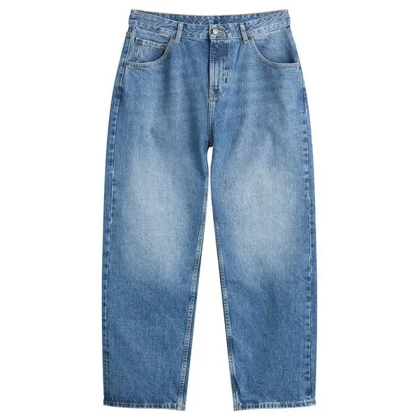CORRIDOR 5 Pocket Straight Leg Jeans - Bleach Wash