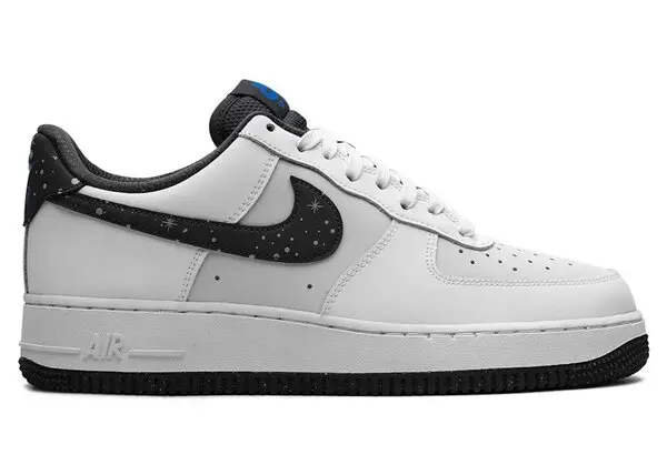 Nike Force 1 Low '07 Starry Swoosh Sneakers - Summit White/anthracite/photon Dust