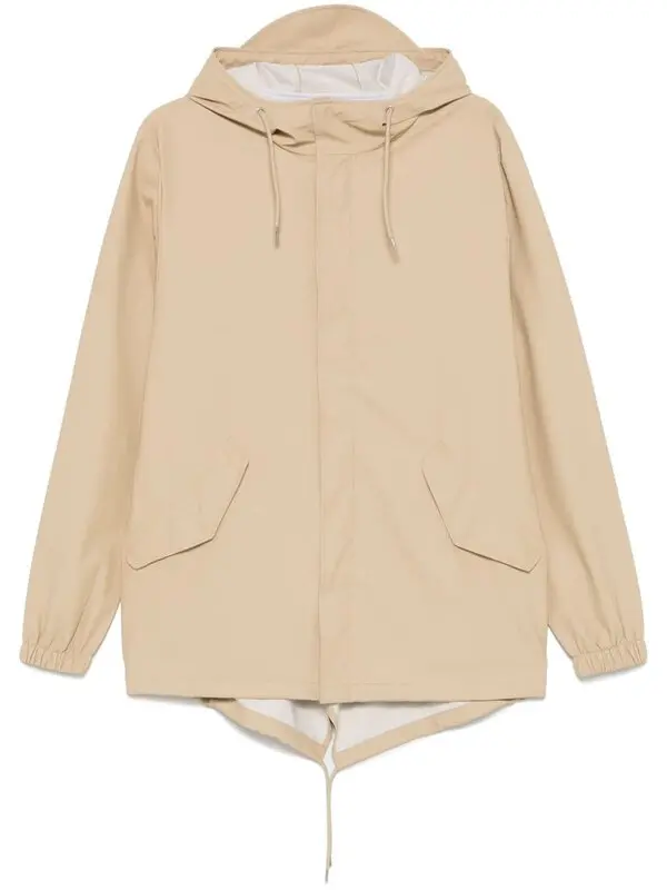 Rains Fishtail Jacket - Brown