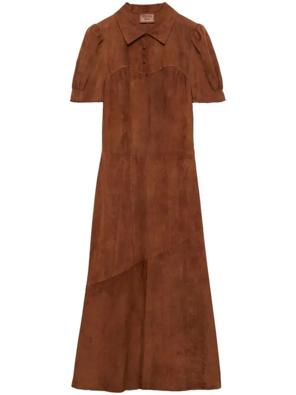 Prada Suede Midi Dress