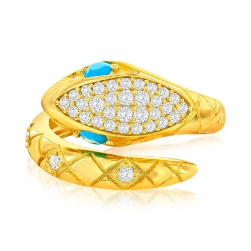 DONATELLO GIAN Name' Snake Ring
