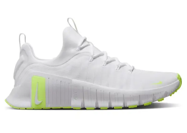 Nike Free Metcon 6 White Volt - White/White/Volt | Editorialist
