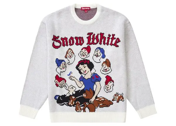 Supreme Snow Sweater - White