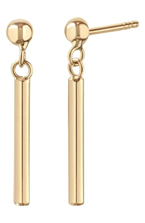 Bony Levy 14k Gold Linear Drop Earrings
