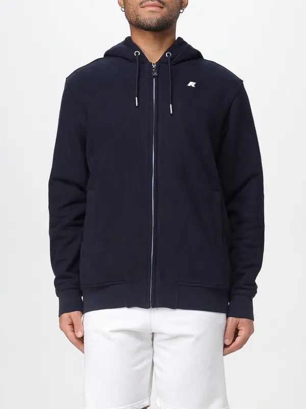 K-WAY Long Sleeve Zip-up Hoodie - Blue