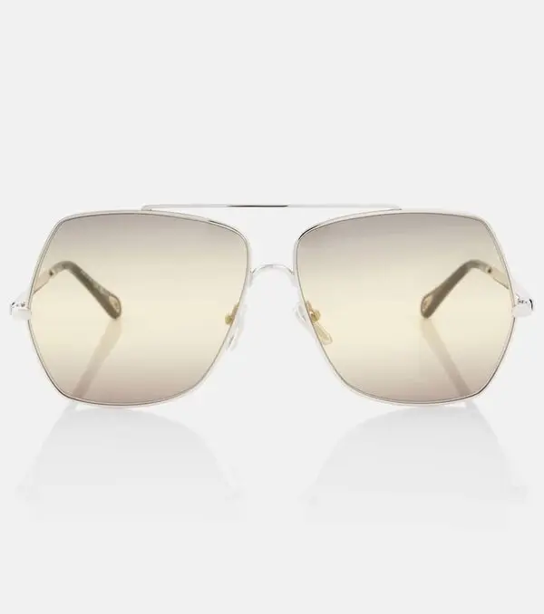 Chloé Aly Square Sunglasses - Grey