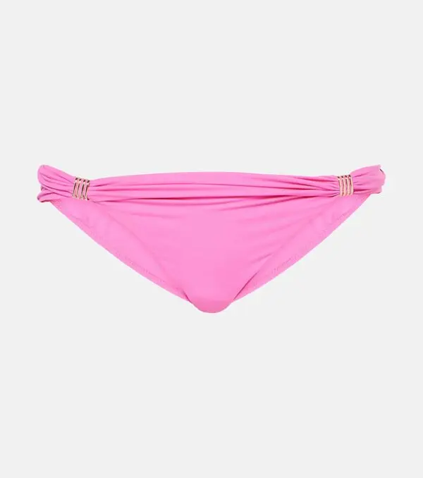 Melissa Odabash Grenada Low-rise Bikini Bottom - Pink