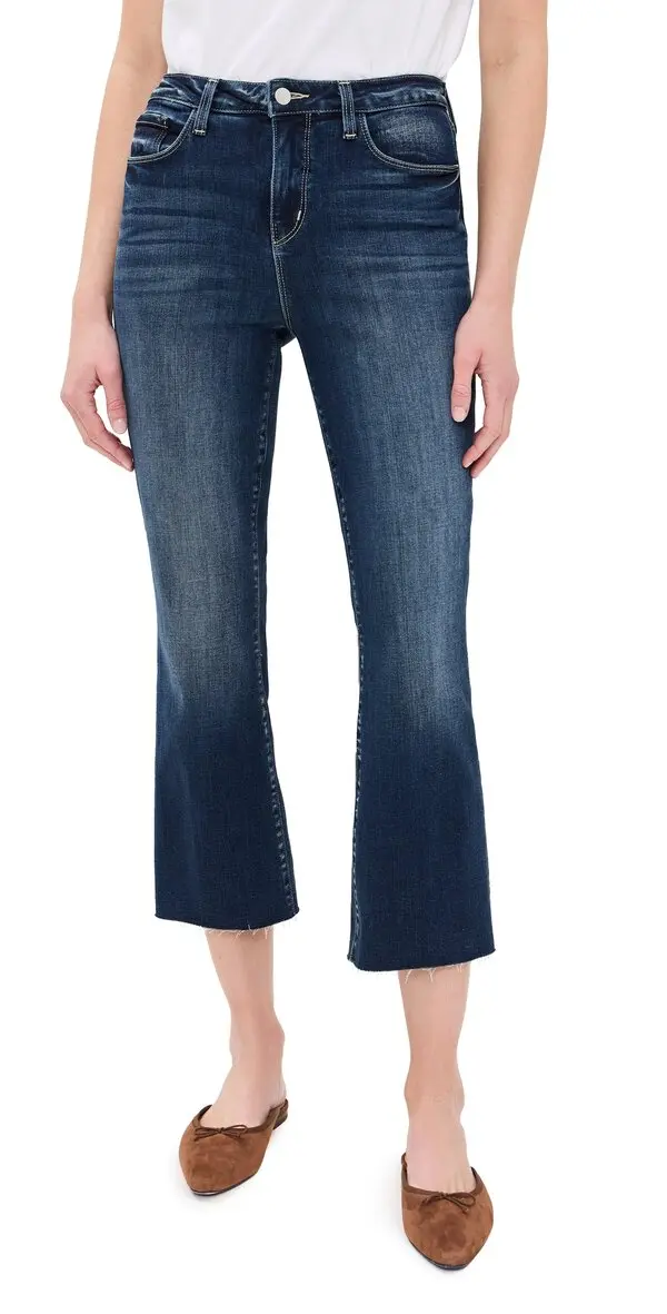 L'Agence Kendra Crop Flare Jeans