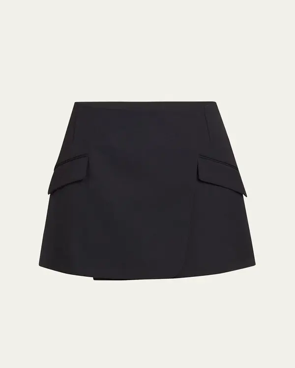 Simkhai Payton Mini Wrap Skirt
