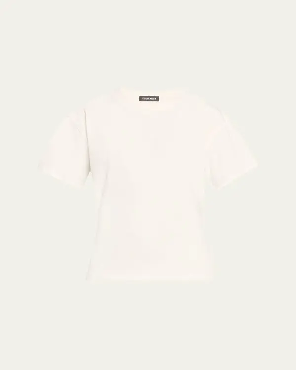 EB DENIM Eero Cotton Tee - Milk