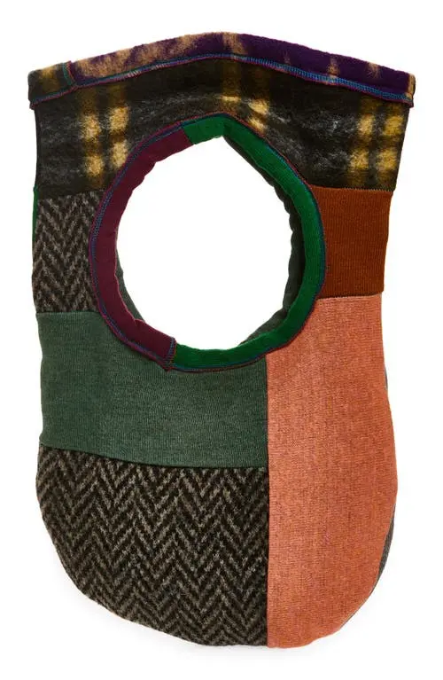 SC103 Mini System Wool Patchwork Tote