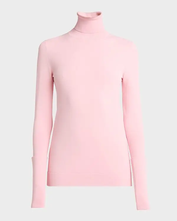 JIL SANDER Turtleneck Long-sleeve Sweater - Marshmellow