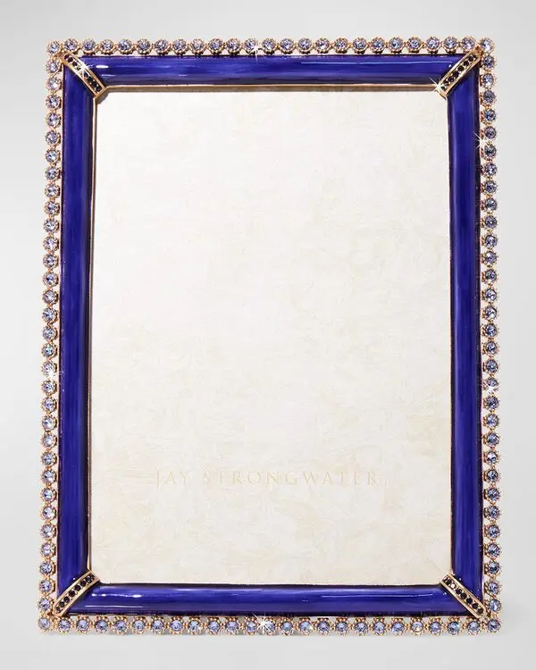JAY STRONGWATER Stone Edge Frame, 5" X 7 - Sapphire