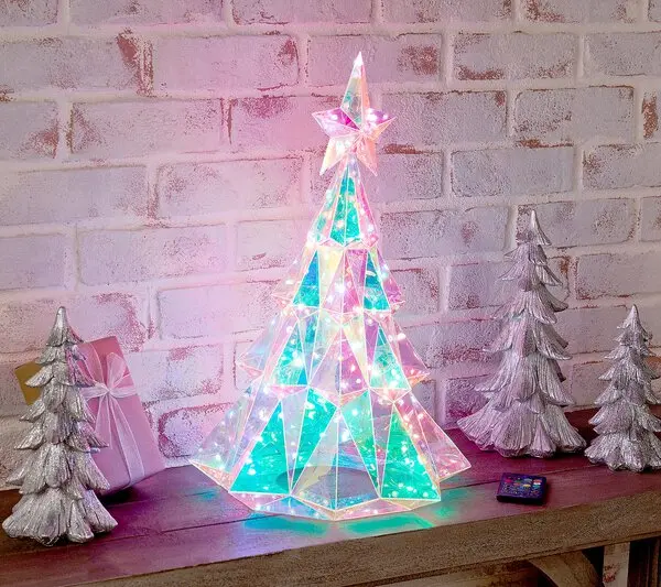 KRINGLE EXPRESS As Is 20' In/outdoor Rgb Holo Graphic Tree