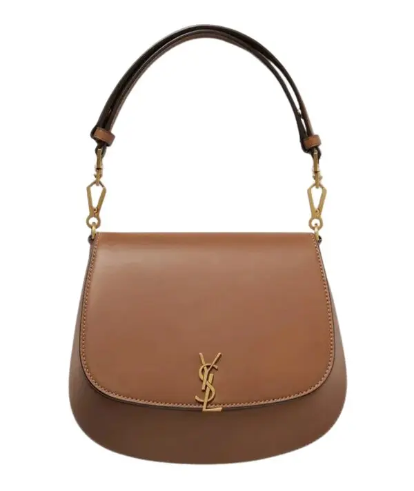 Saint Laurent Voltaire Mini Leather Tote - Brown