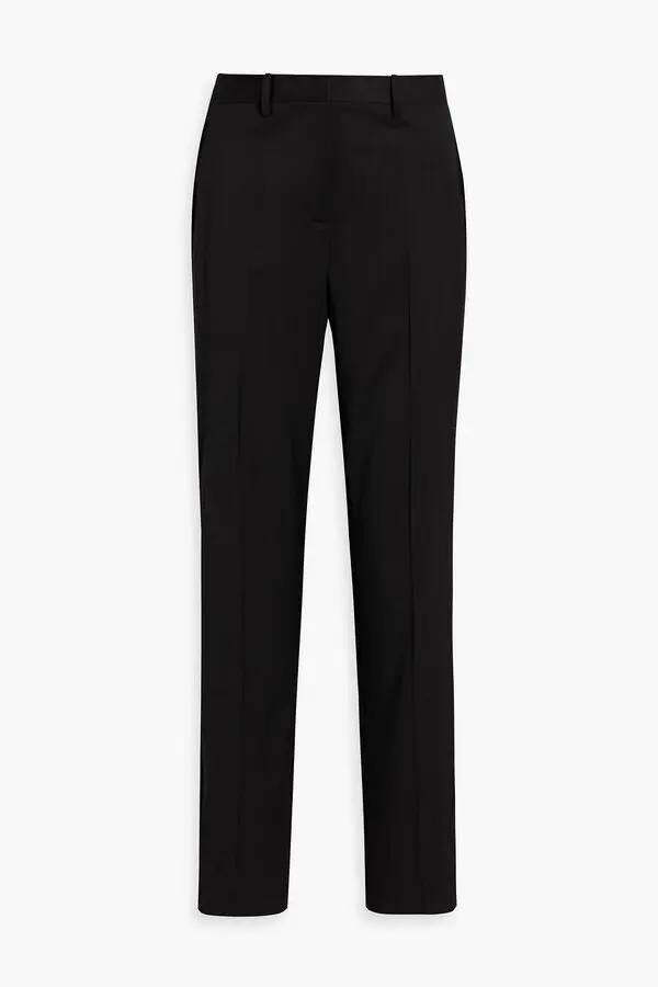 Helmut Lang Webbing-trimmed Wool-twill Pants