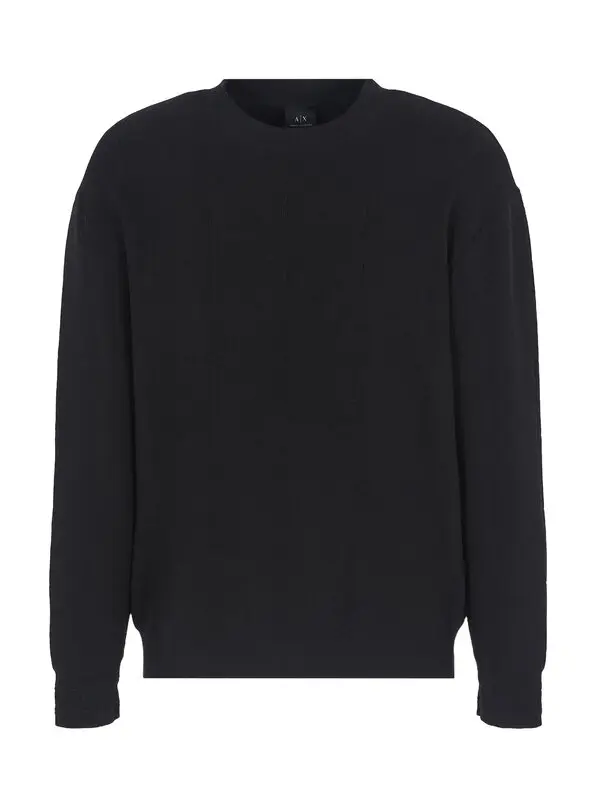 Armani Exchange Sweater 6dzm6czm5az1200 - Black