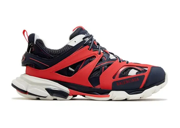Balenciaga Track Led Sneakers - Red/dark/grey