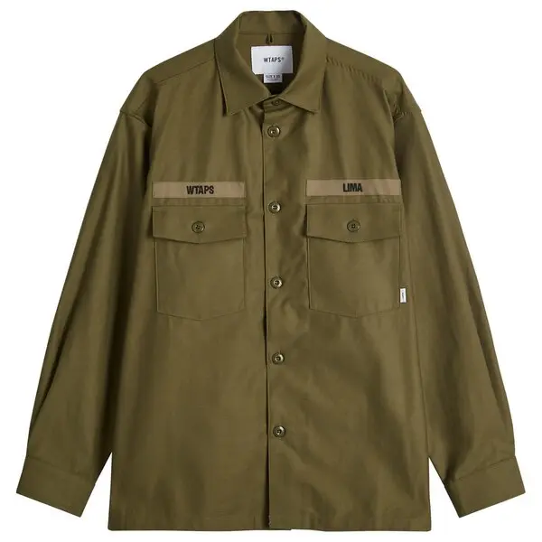 WTAPS 10 Utility Shirt - Olive Drab