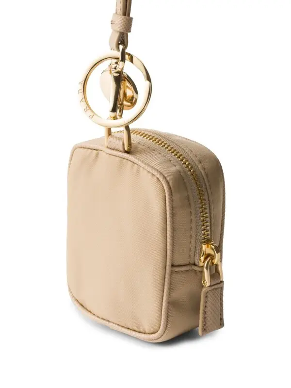 Prada Re-edition 1978 Keychain - Neutrals