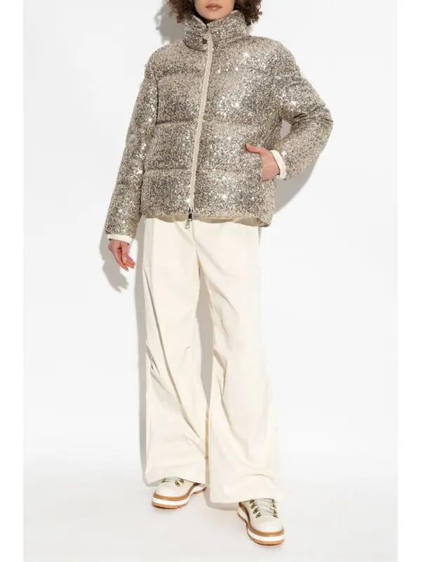 Moncler Anternes Puffer Jacket - Gold