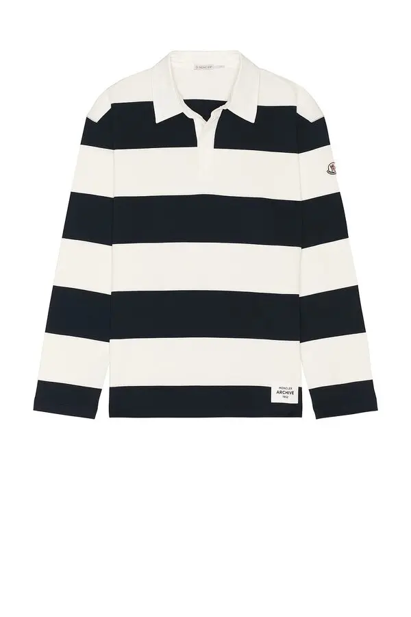 Moncler Long Sleeve Polo
