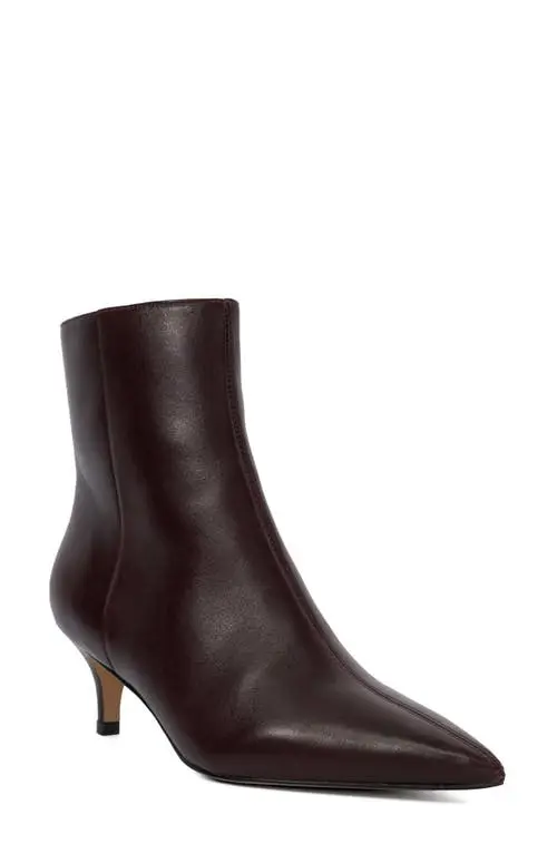 Dune London Pointed Toe Kitten Heel Bootie