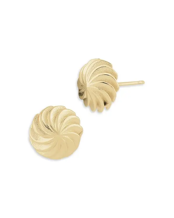 MOON & MEADOW 14k Yellow Starburst Stud Earrings