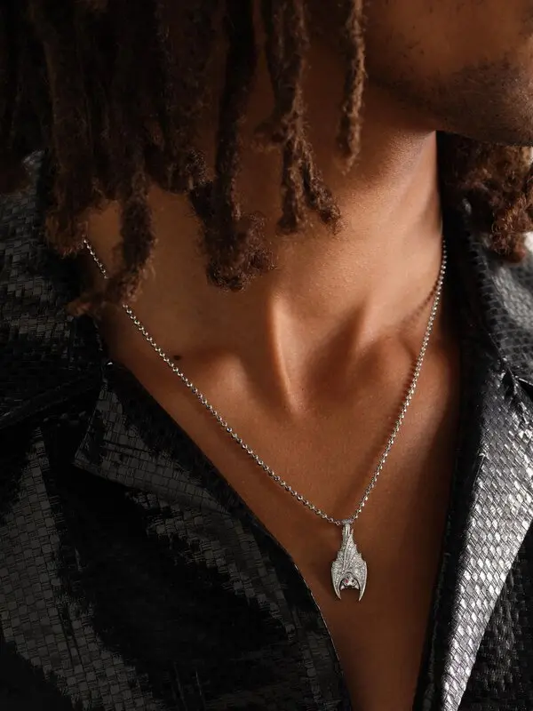 ALEX MOSS NEW YORK Cave Dweller Bat Pendant - Silver